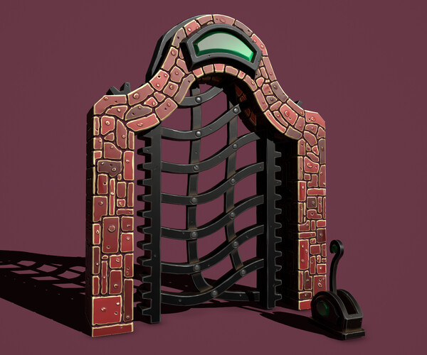ArtStation - Fantasy gate | Game Assets