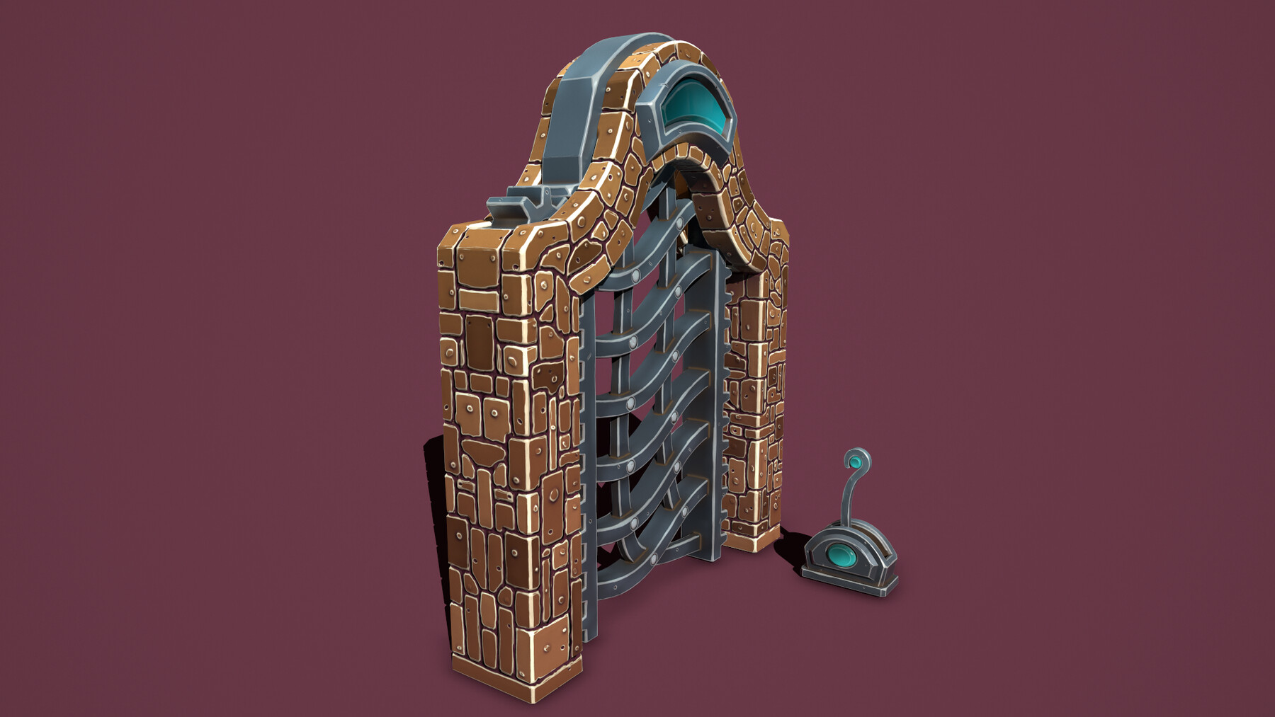 ArtStation - Fantasy gate | Game Assets
