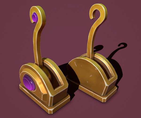 ArtStation - Fantasy lever | Game Assets