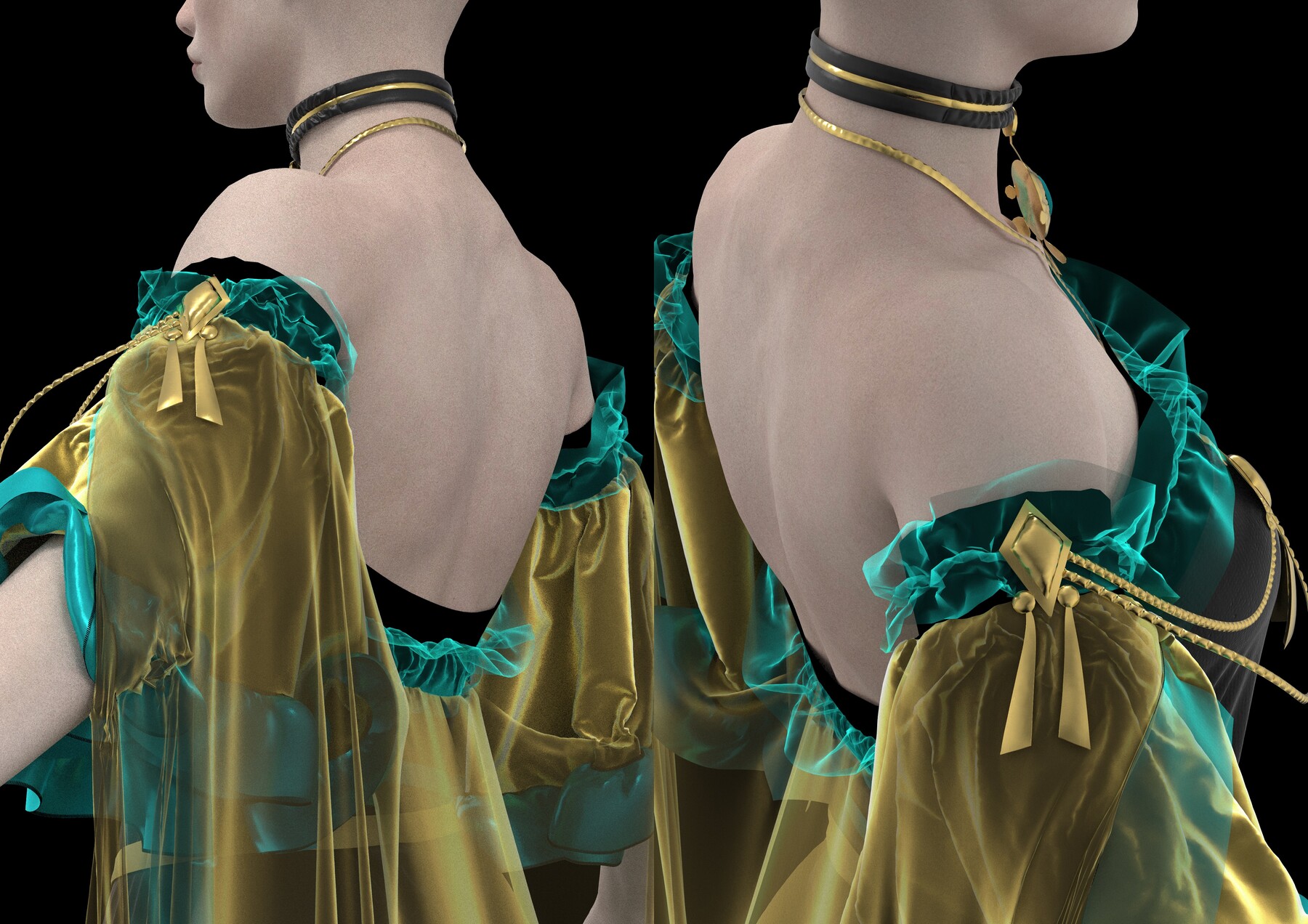 ArtStation - .Diva. Clo3D. Marvelous Designer. | Game Assets