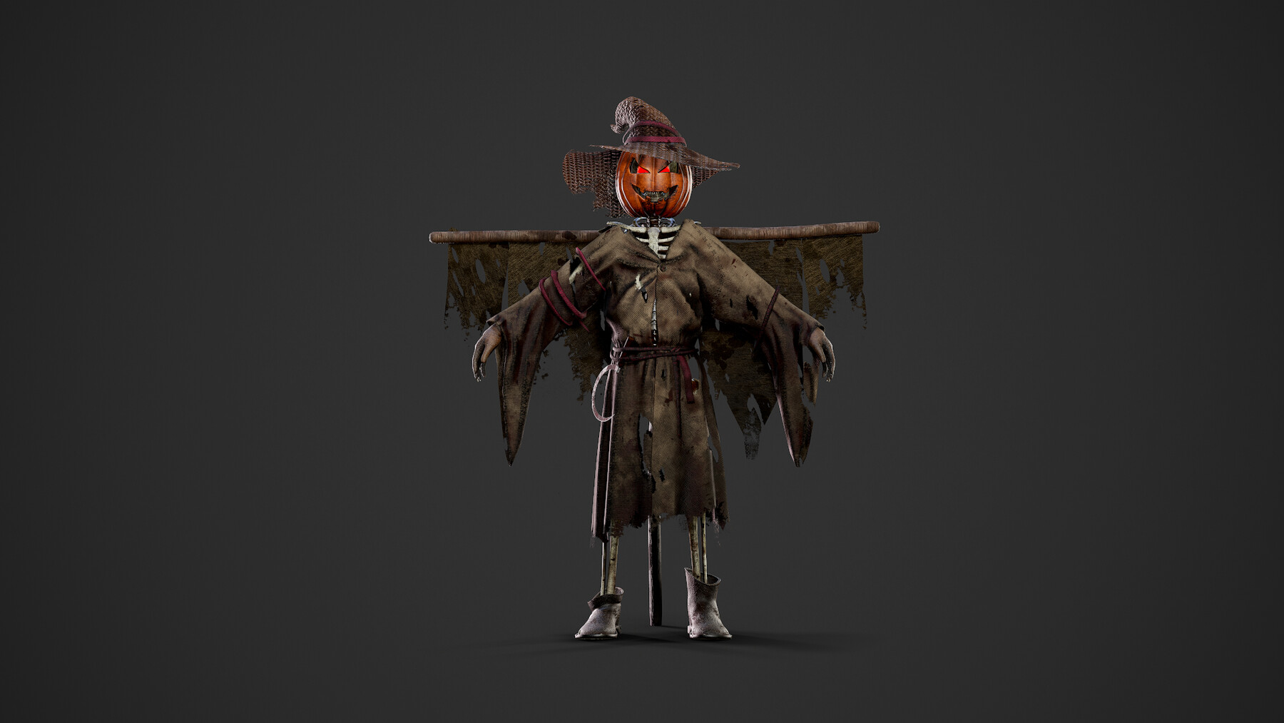 ArtStation - Scarecrow Skeleton | Game Assets