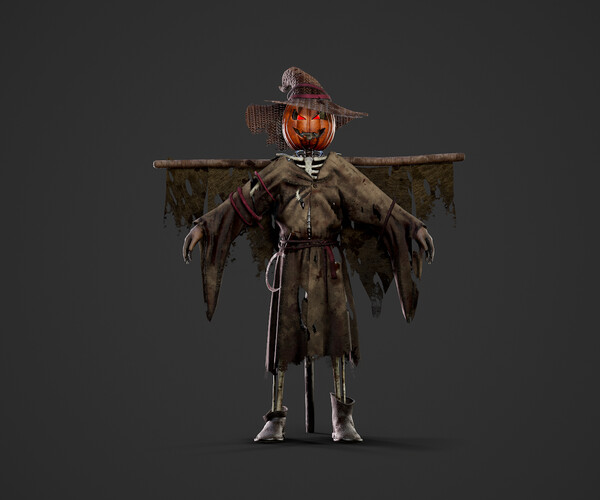 ArtStation - Scarecrow Skeleton | Game Assets