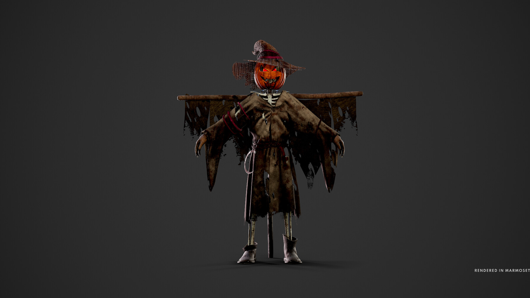 ArtStation - Scarecrow Skeleton | Game Assets