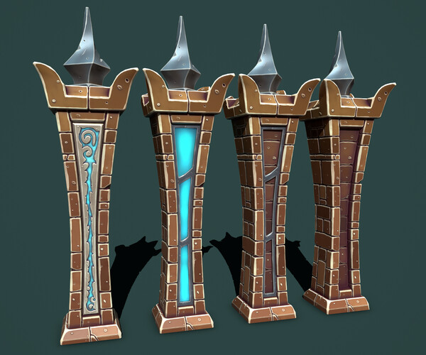 ArtStation - Fantasy obelisk 3 | Game Assets