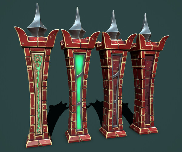 ArtStation - Fantasy obelisk 3 | Game Assets