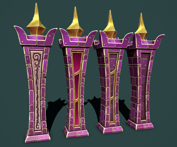 ArtStation - Fantasy obelisk 3 | Game Assets