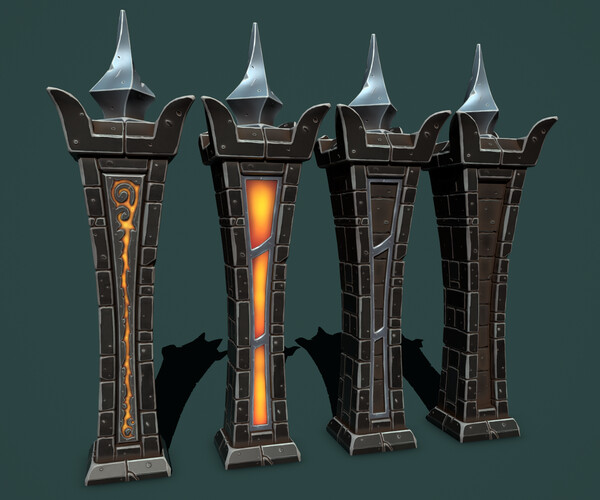 ArtStation - Fantasy obelisk 3 | Game Assets