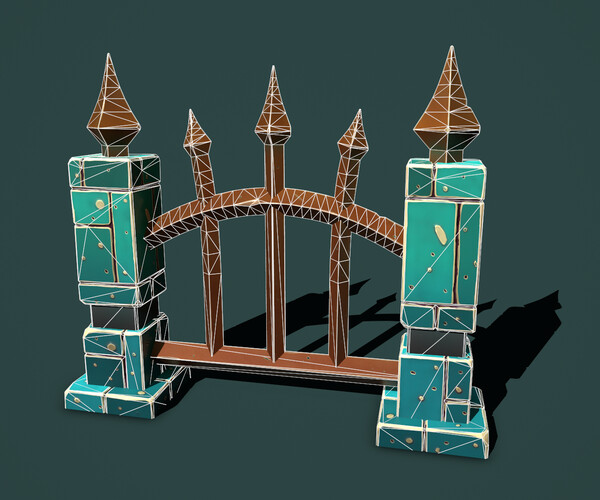ArtStation - Fantasy fence | Game Assets