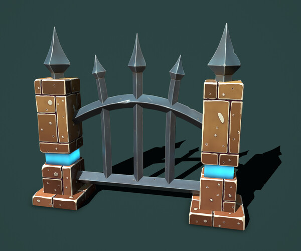 ArtStation - Fantasy fence | Game Assets