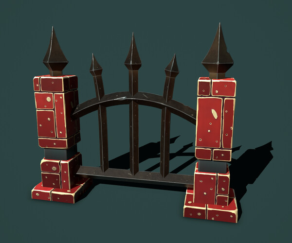 ArtStation - Fantasy fence | Game Assets