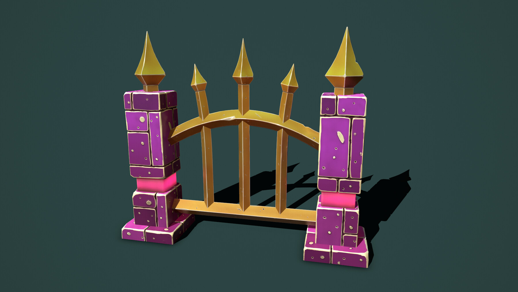 ArtStation - Fantasy fence | Game Assets