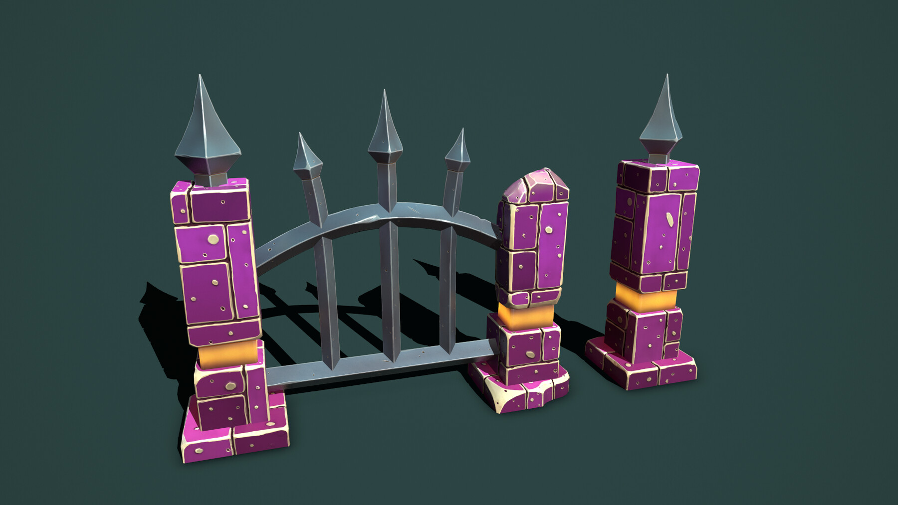 ArtStation - Fantasy fence | Game Assets