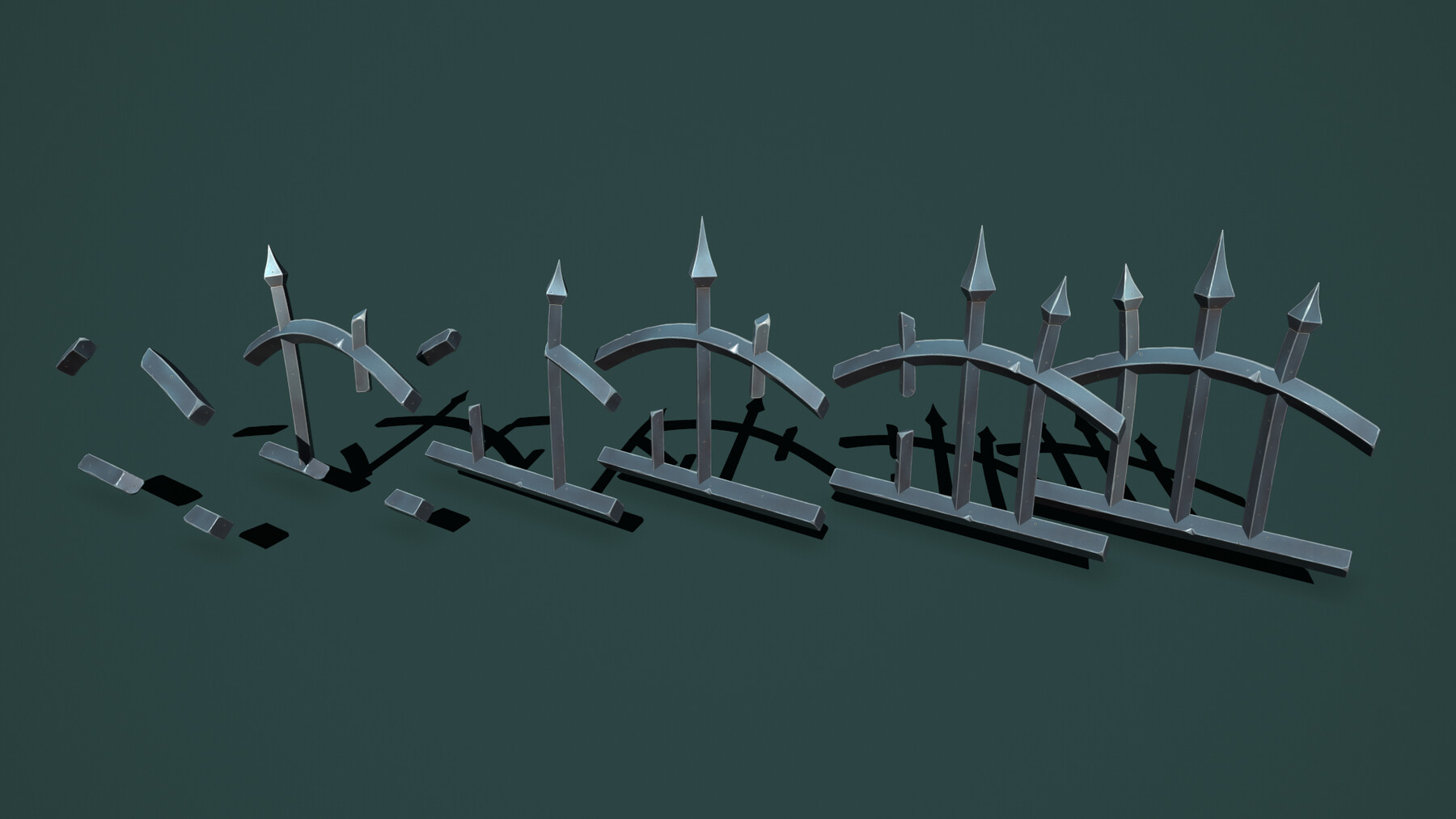 ArtStation - Fantasy fence | Game Assets