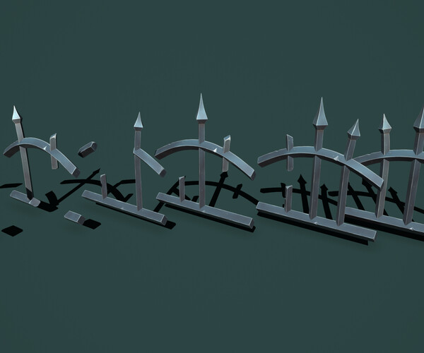 ArtStation - Fantasy fence | Game Assets