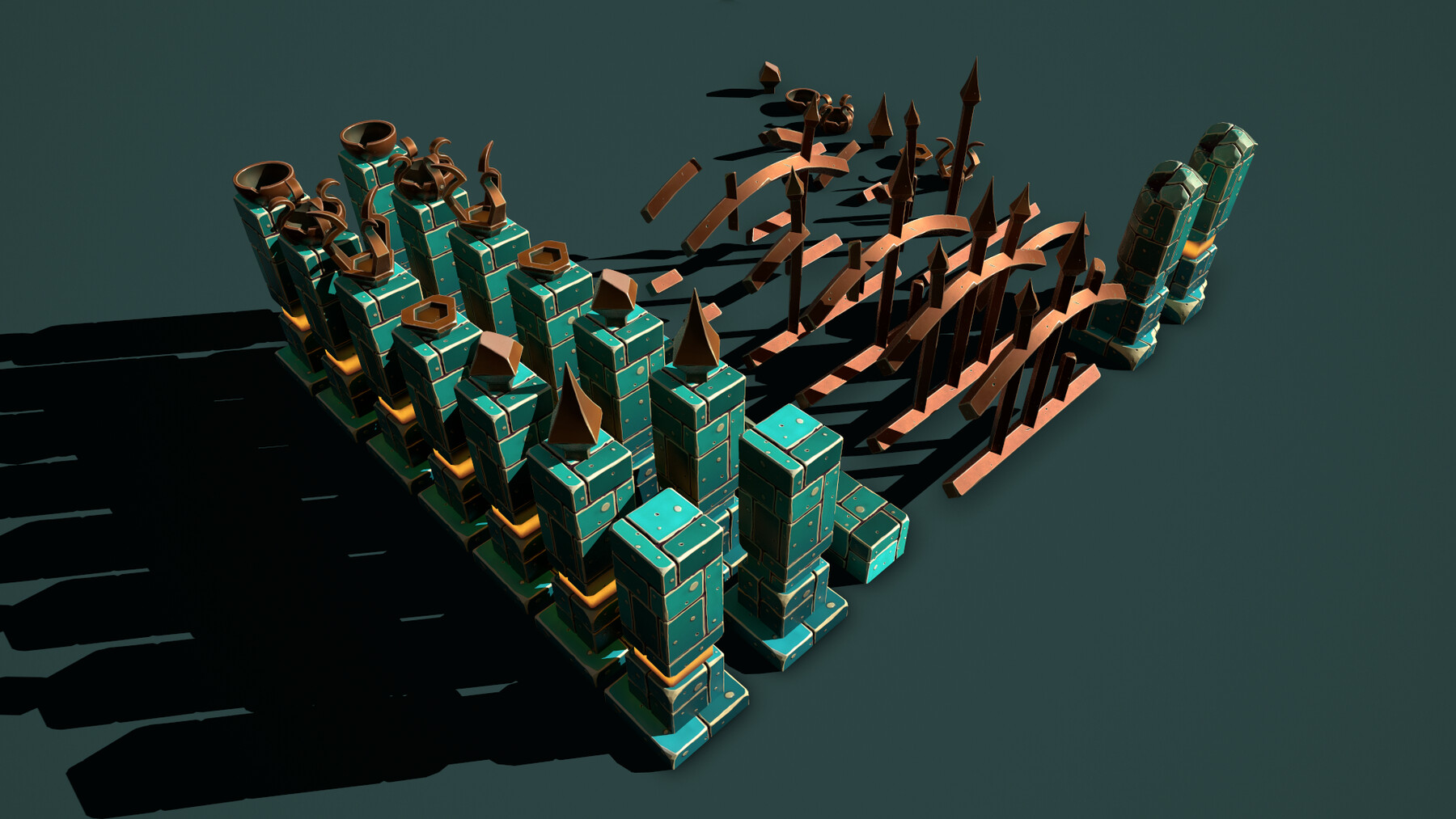 ArtStation - Fantasy fence | Game Assets