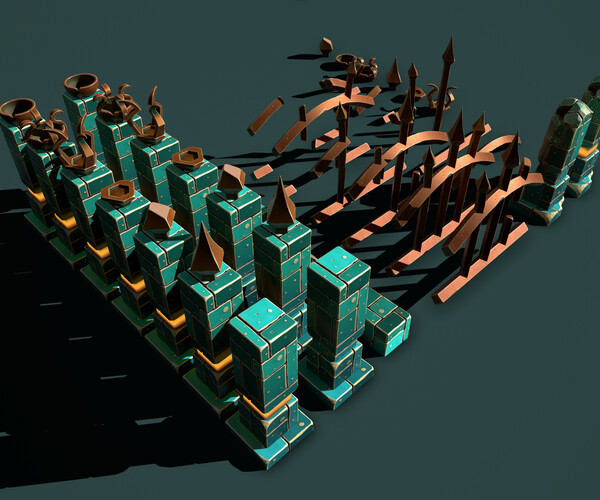 ArtStation - Fantasy fence | Game Assets