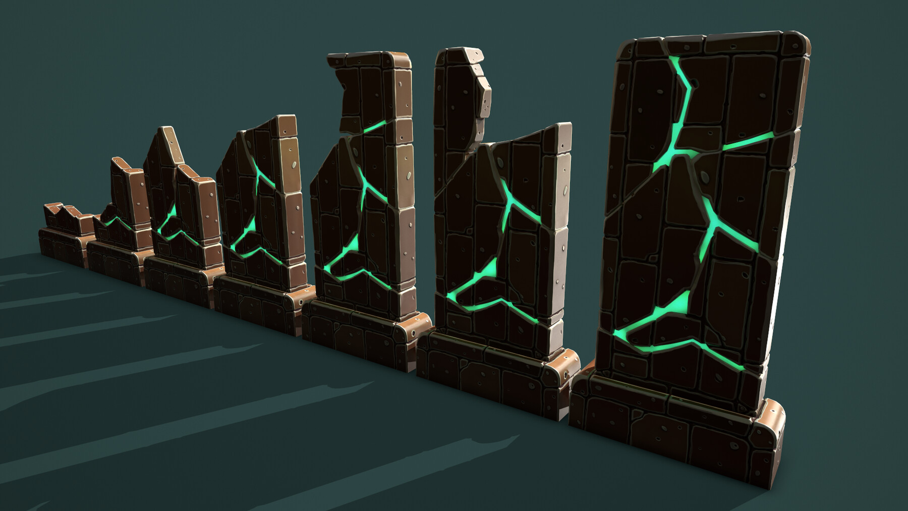 ArtStation - Gravestone rectangular | Game Assets