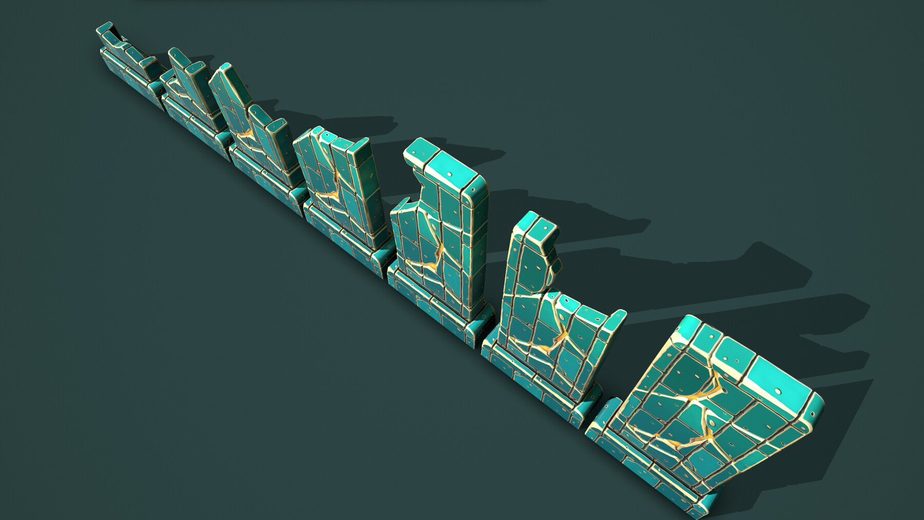 ArtStation - Gravestone rectangular | Game Assets