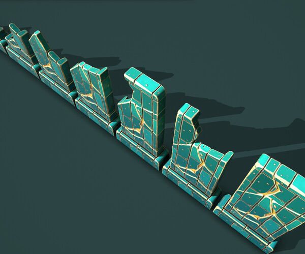 ArtStation - Gravestone rectangular | Game Assets