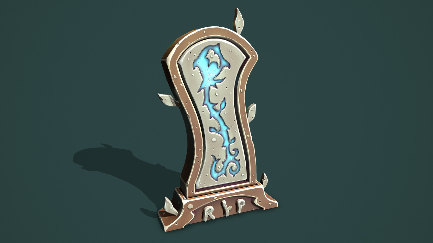 ArtStation - Gravestone rose | Game Assets
