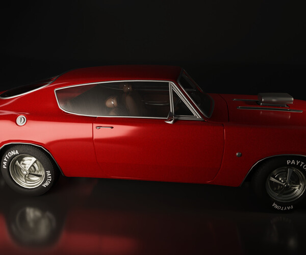 ArtStation - muscle car 3d model | Game Assets