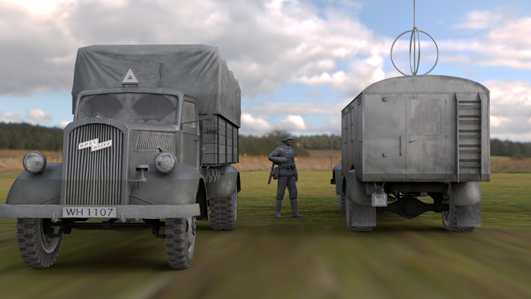 ArtStation - Opel Blitz 36 | Resources