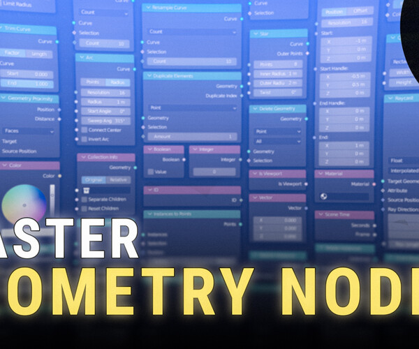 ArtStation - Master The Basics of Geometry Nodes | Tutorials