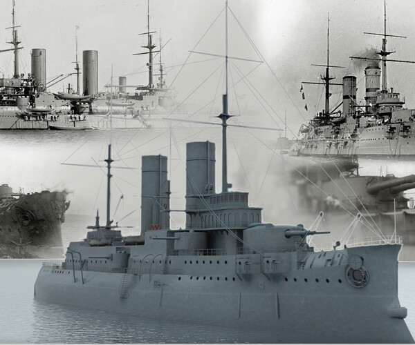 ArtStation - battleship Slava | Resources