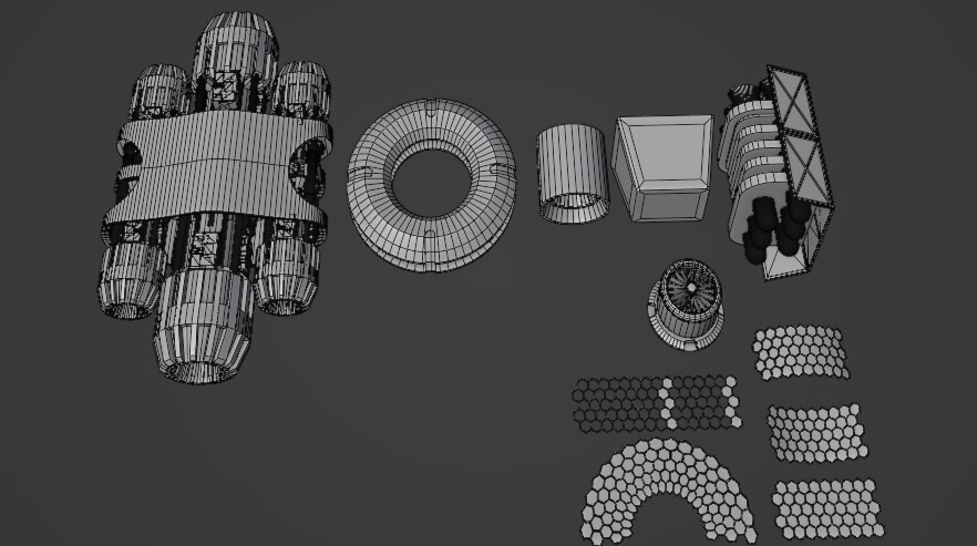 ArtStation - 3d-Space Models | Resources