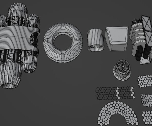 ArtStation - 3d-Space Models | Resources