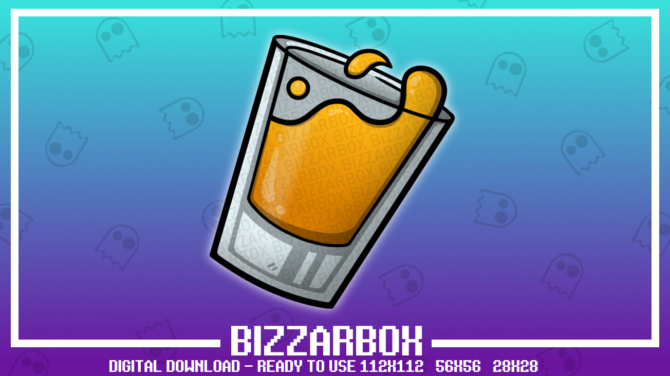 ArtStation - Twitch Emote: Shot Glass | Artworks