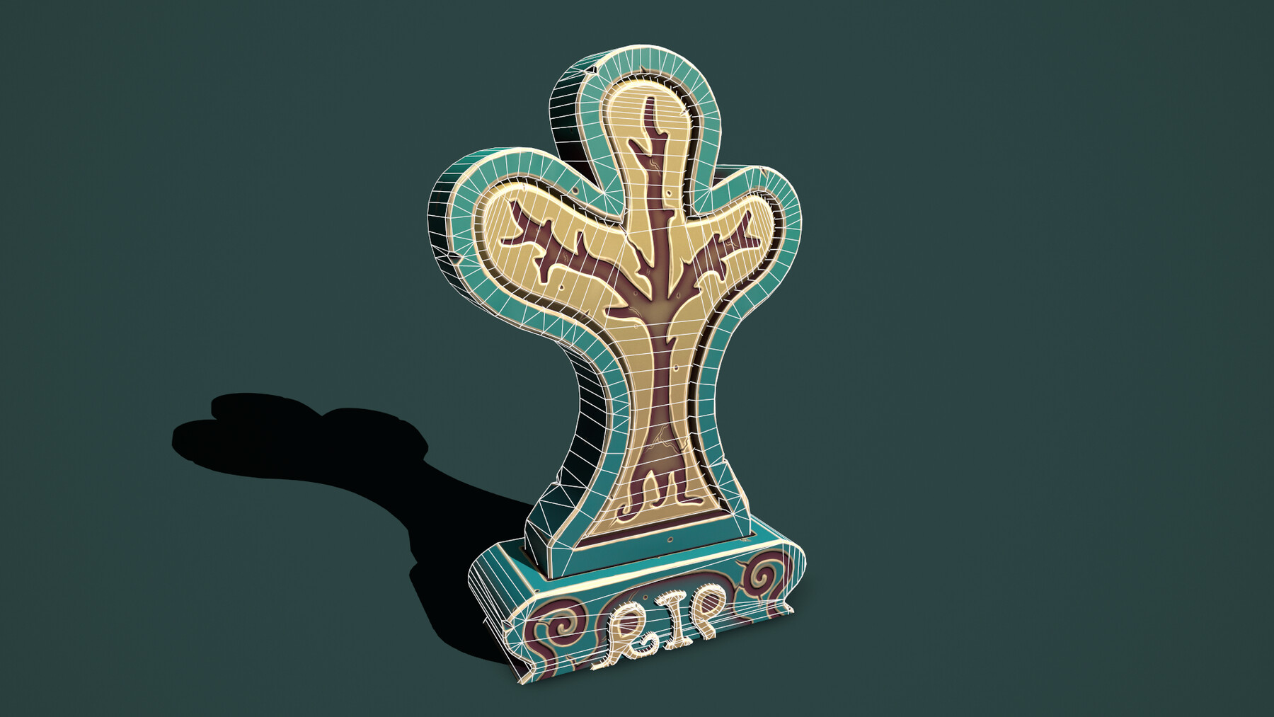 ArtStation - Gravestone tree | Game Assets