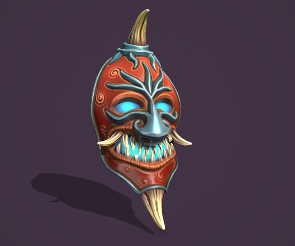 ArtStation - Evil mask | Game Assets
