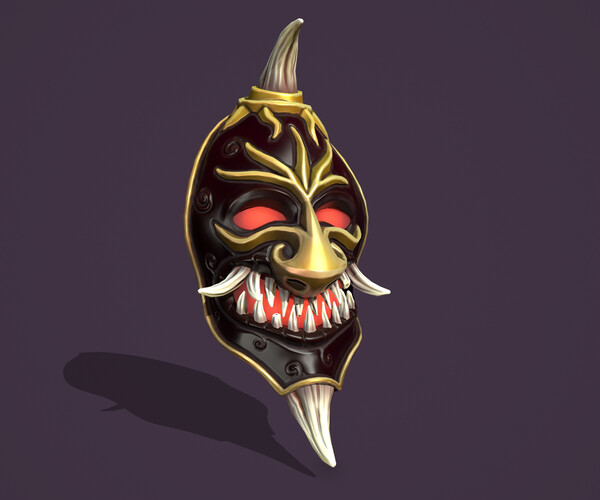 ArtStation - Evil mask | Game Assets