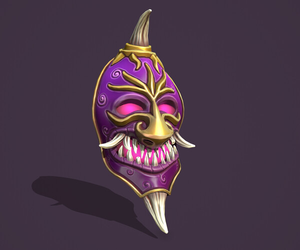 ArtStation - Evil mask | Game Assets