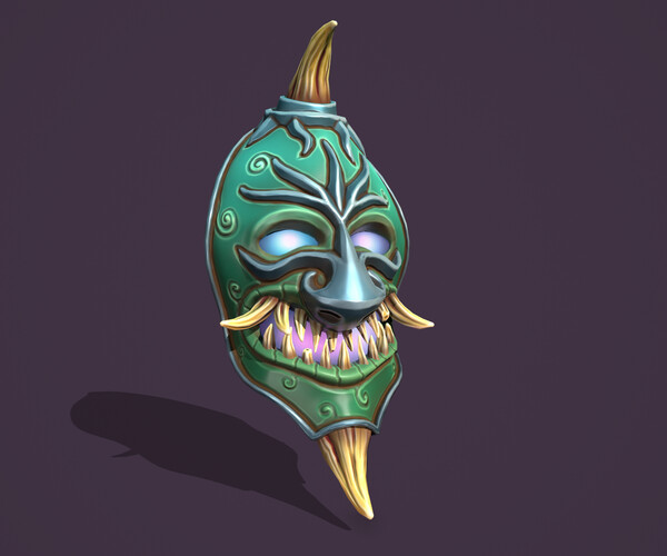 ArtStation - Evil mask | Game Assets