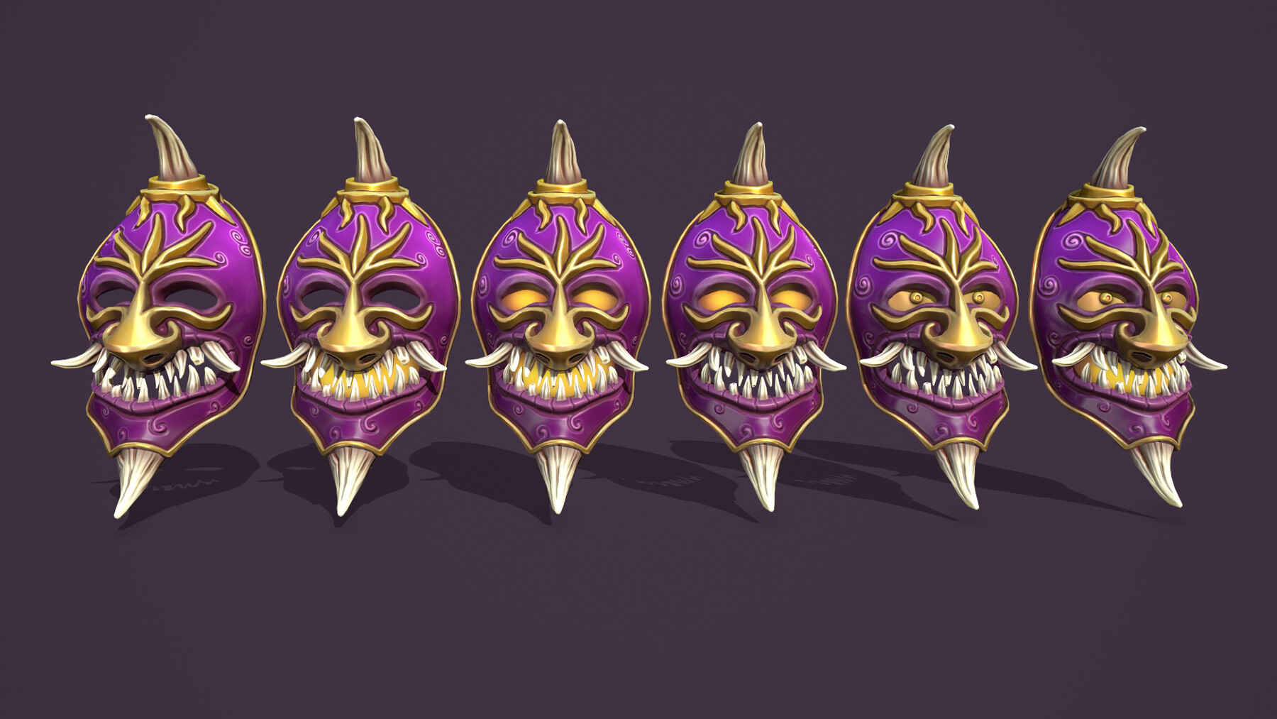 ArtStation - Evil mask | Game Assets