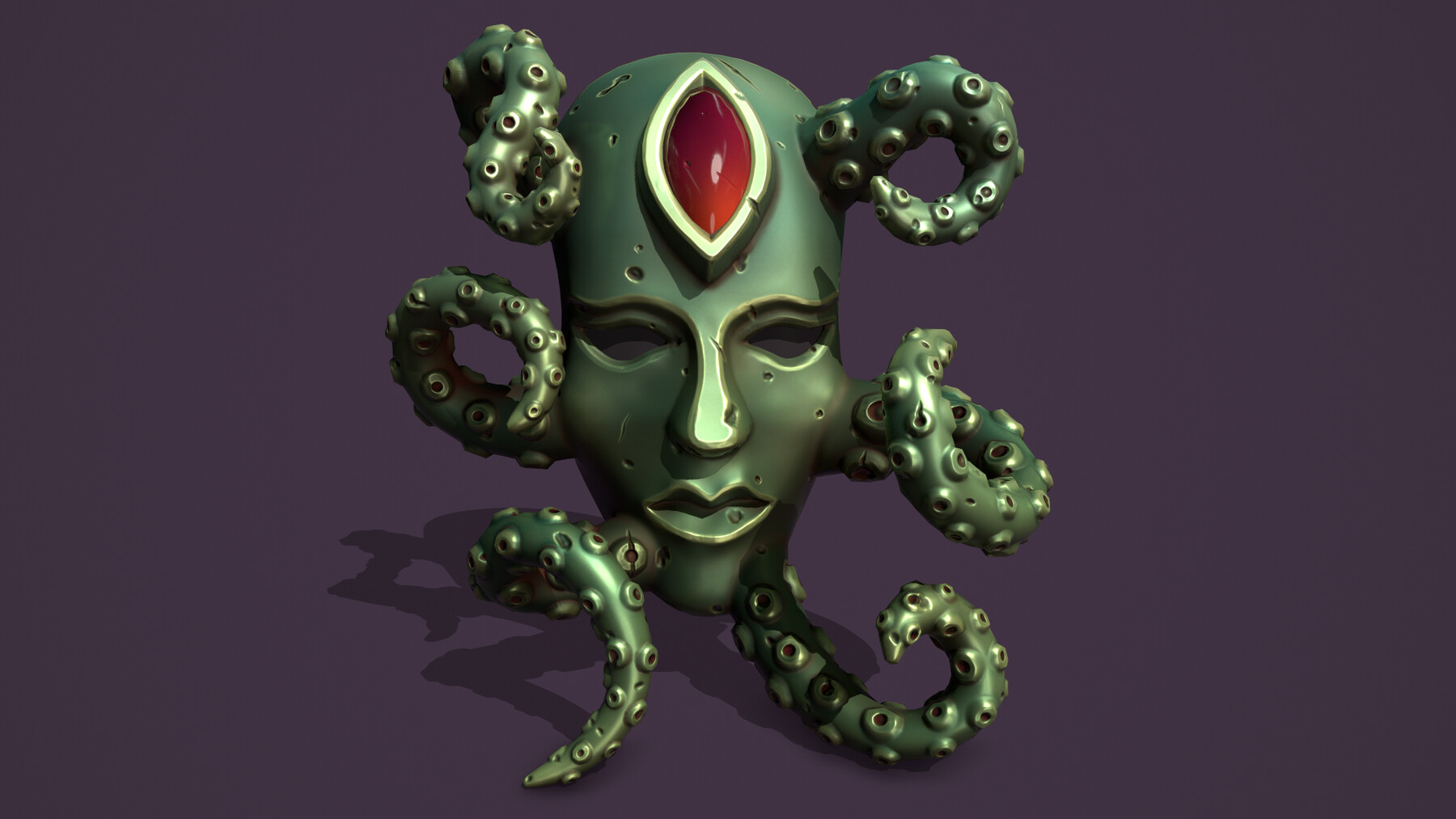 ArtStation - Octopus mask | Game Assets