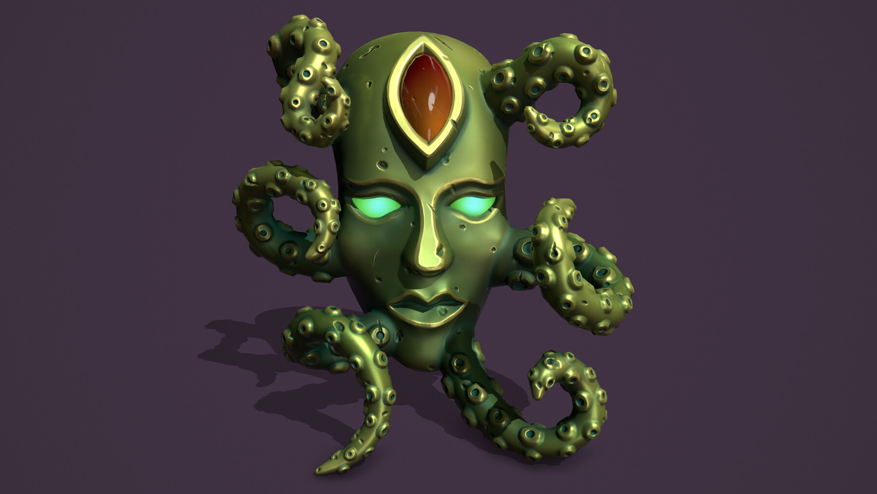 ArtStation - Octopus mask | Game Assets