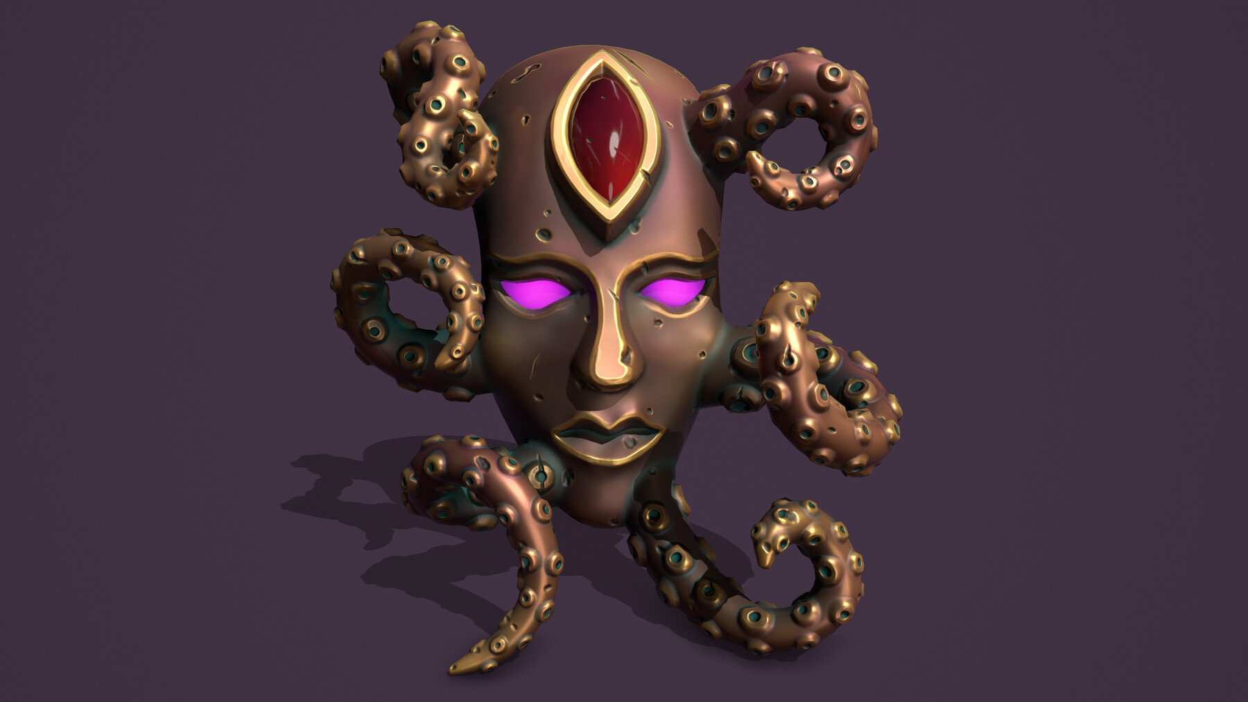 ArtStation - Octopus mask | Game Assets
