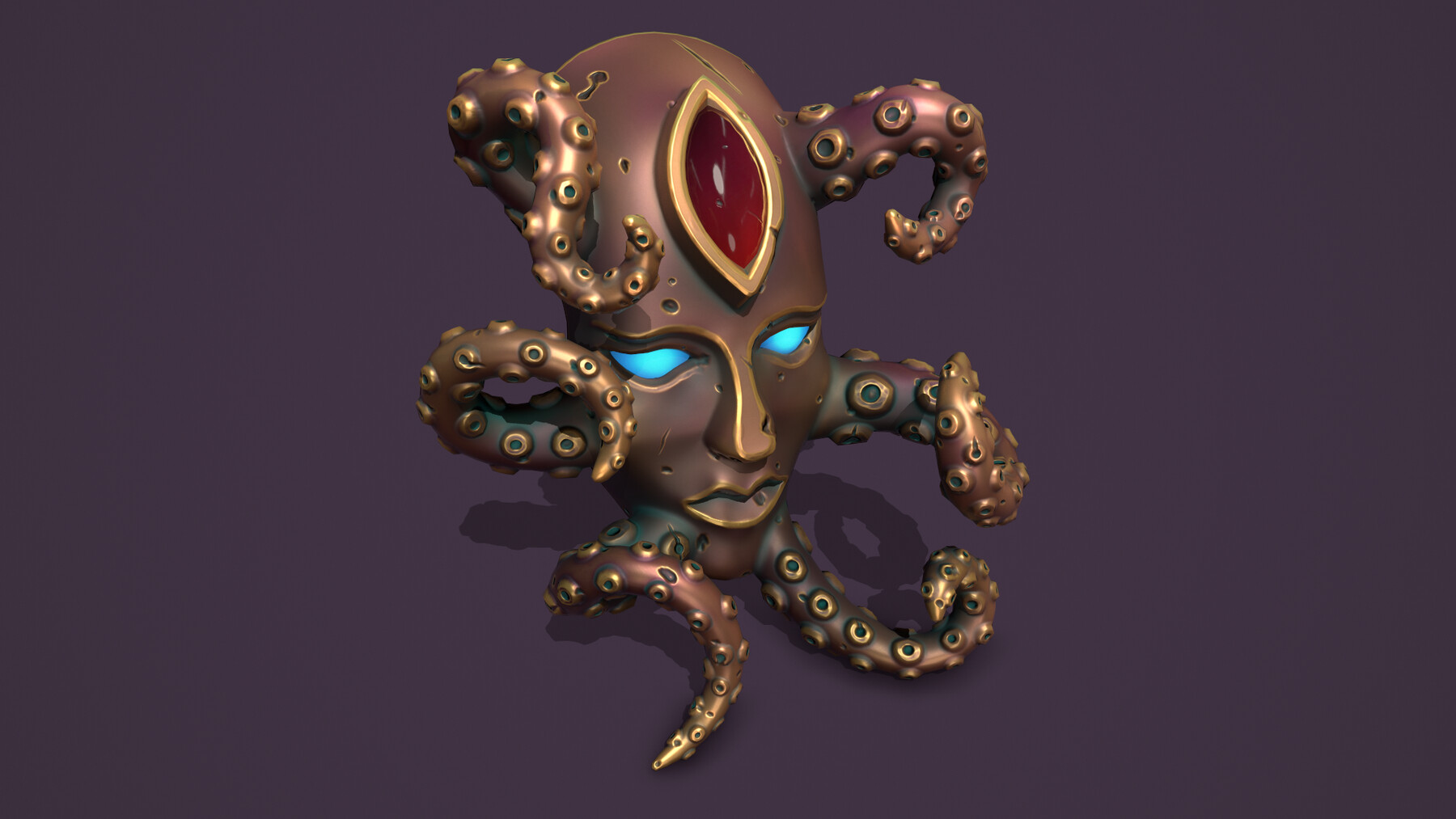 ArtStation - Octopus mask | Game Assets