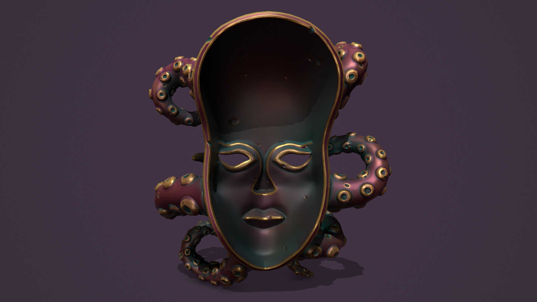ArtStation - Octopus mask | Game Assets