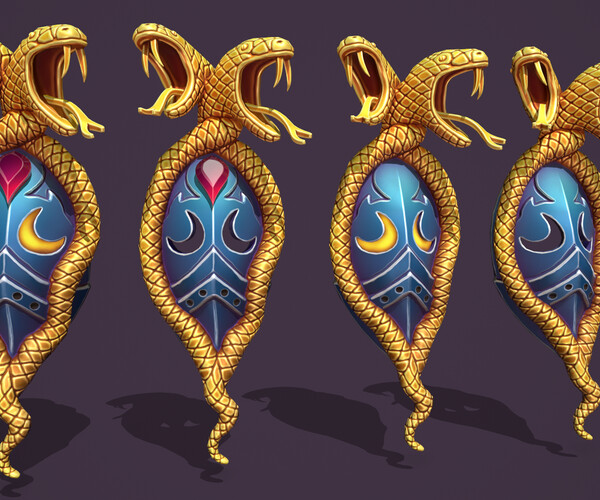 ArtStation - Snake mask | Game Assets