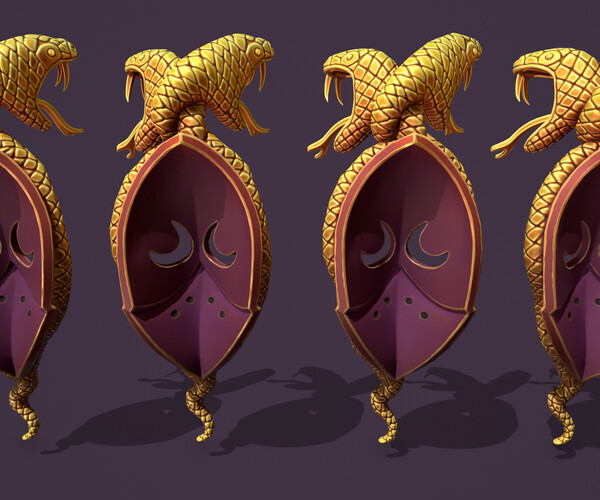 ArtStation - Snake mask | Game Assets