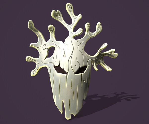 ArtStation - Wood mask | Game Assets