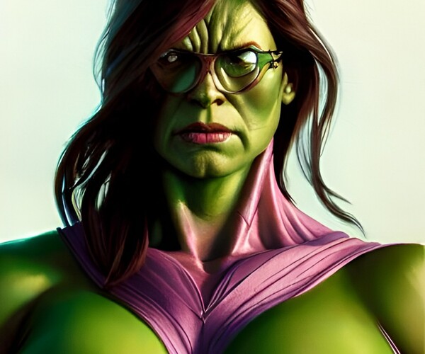 ArtStation - 0002 Hulk Woman 450 jpg wonder pack | Artworks