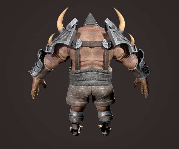 ArtStation - Ogre Bull | Game Assets