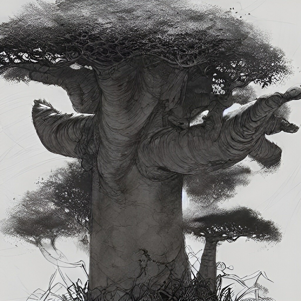 ArtStation - 0013 Baobab Tree 206jpg wonder pack | Artworks