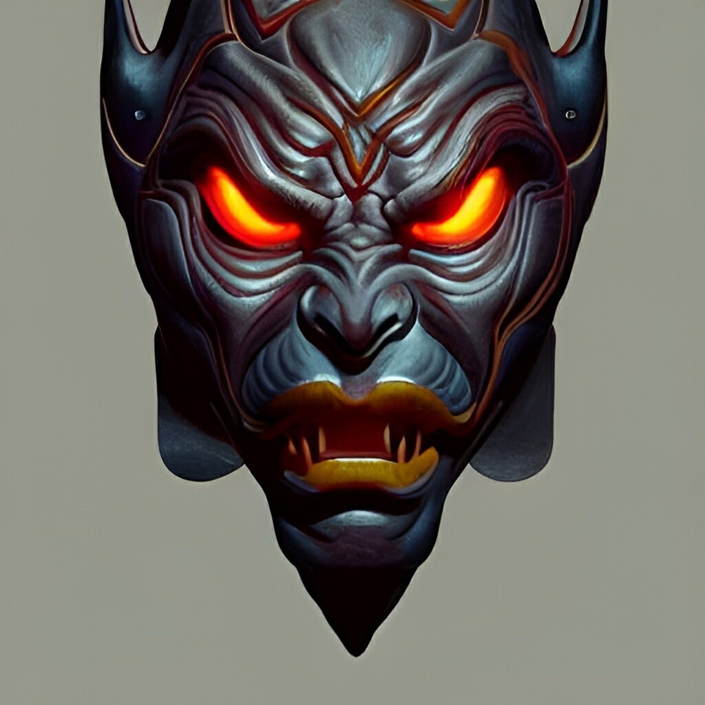 ArtStation - 0020 Oni Mask 158jpg wonder pack | Game Assets