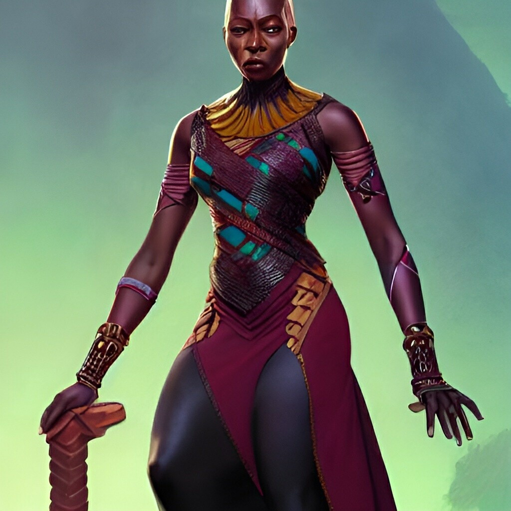 ArtStation - 0015 Wakanda Warrior Woman 111jpg wonder pack | Artworks